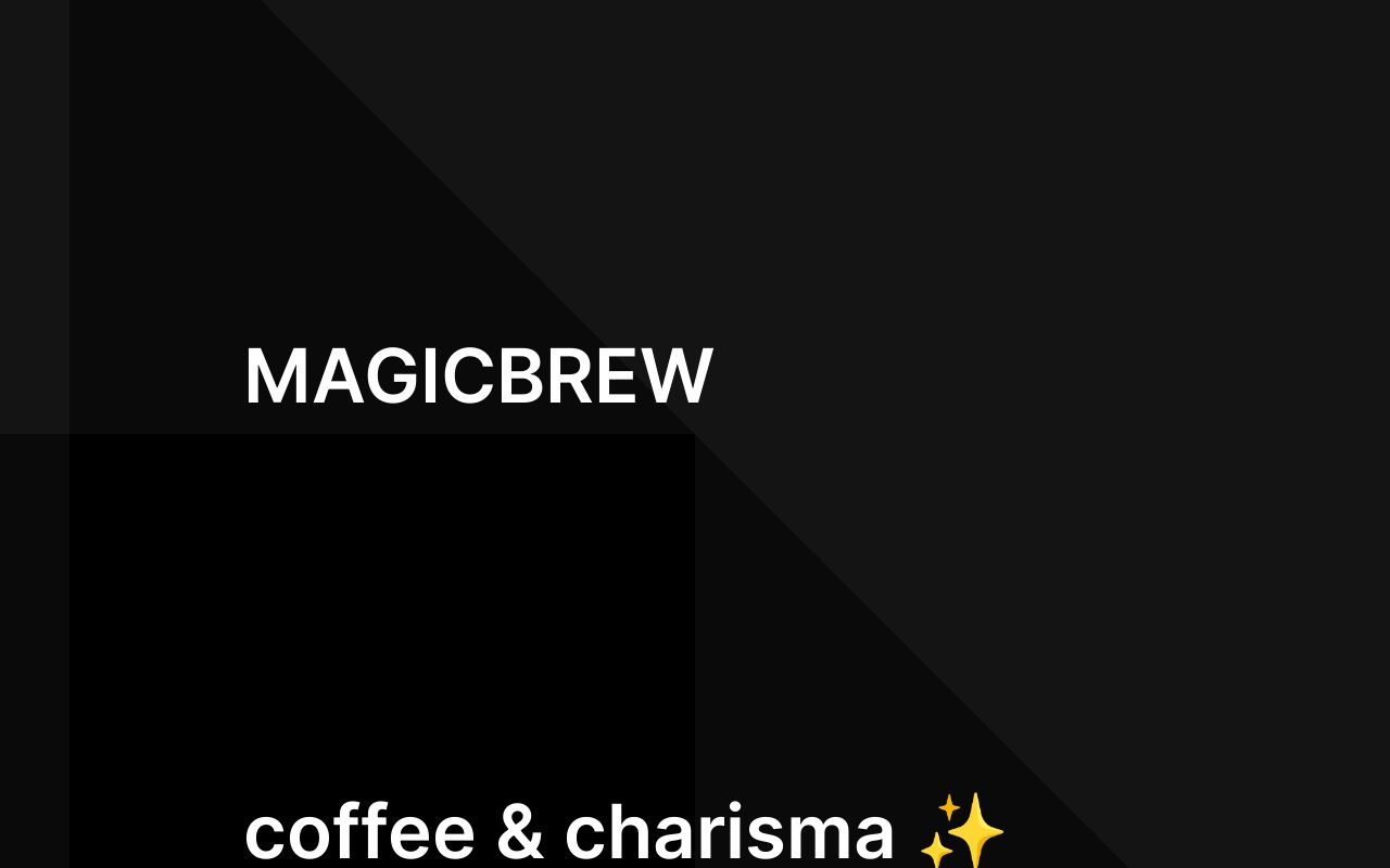 MAGICBREW COFFEE